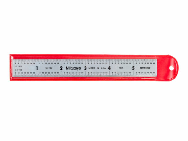 Wide Rigid Steel Rules - Mitutoyo