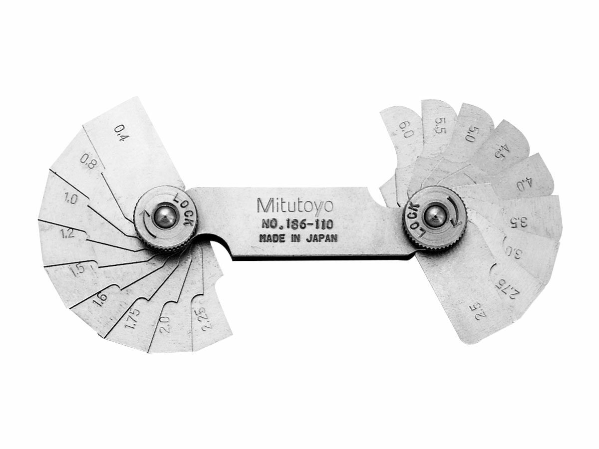 Metric Radius Gages - Mitutoyo