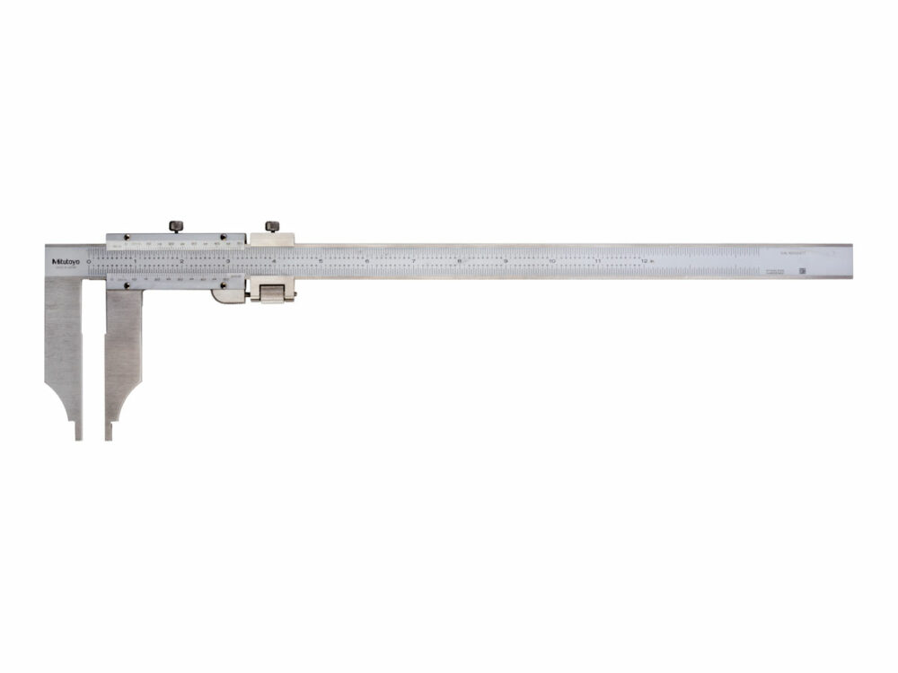 Vernier Scale Caliper with Long Nib-Style Jaws - Mitutoyo
