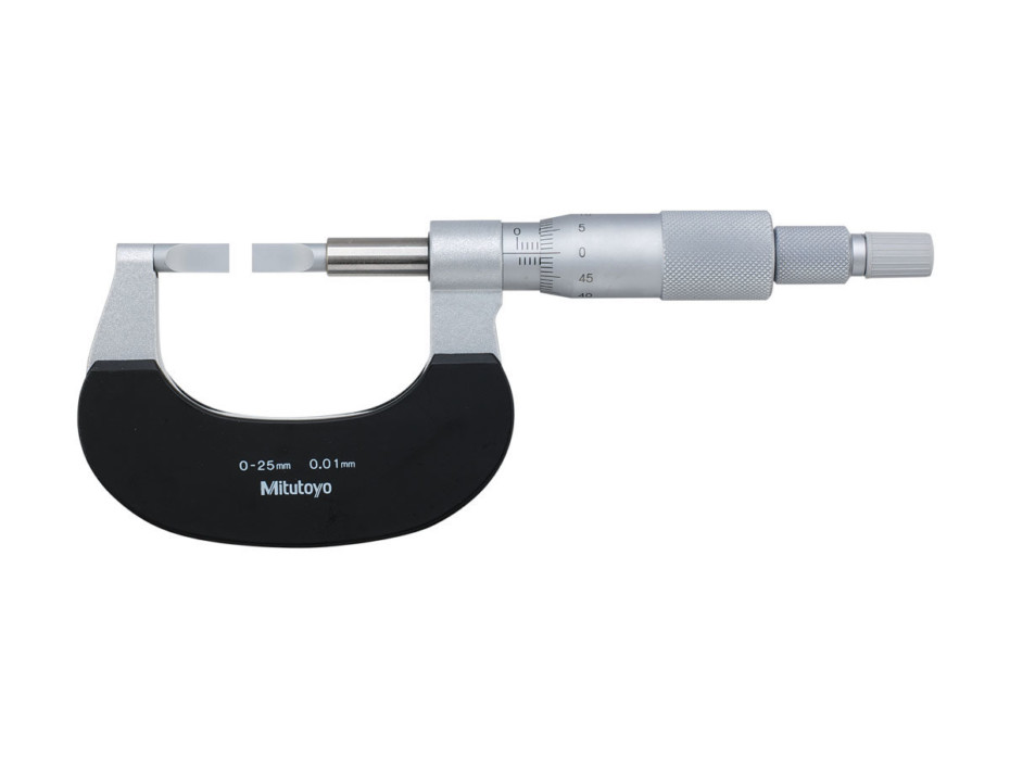 Blade Micrometer-Non-Rotating Spindle - Mitutoyo