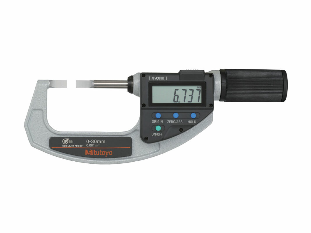 Quickmike Non-Rotating Spindle Blade Micrometer - Mitutoyo