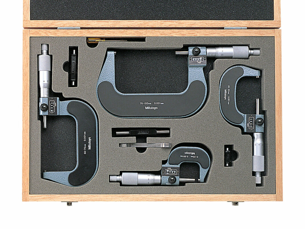 Outside Micrometer-Sets with Digit Counters - Mitutoyo