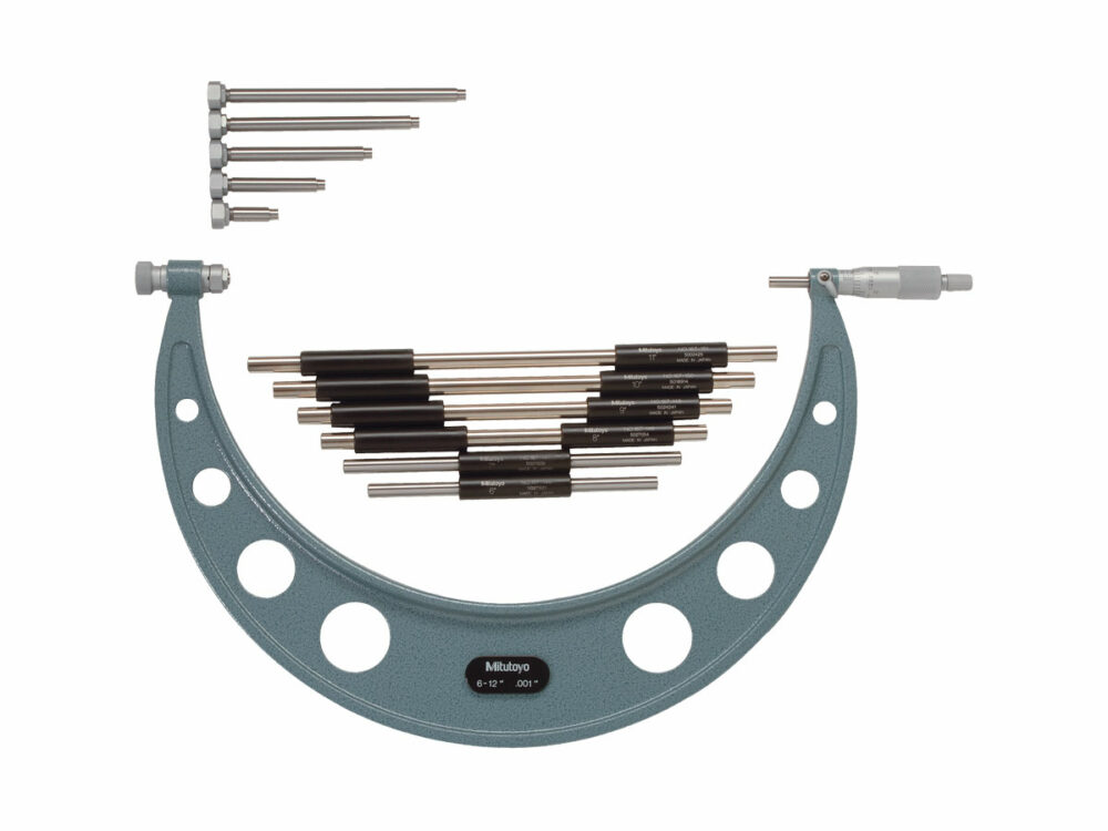 Outside Micrometer-Inch-Interchangeable Anvils - Mitutoyo