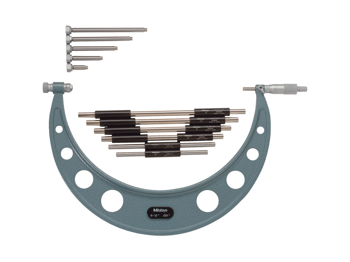 Outside Micrometer-Inch-Interchangeable Anvils - Mitutoyo