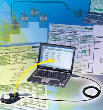 Input Tools Series 264-Digimatic Gage/PC Data Input Device Archives ...